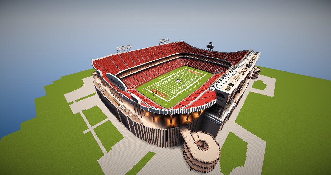 Arrowhead Stadium (Kansas City Chiefs) Minecraft Map