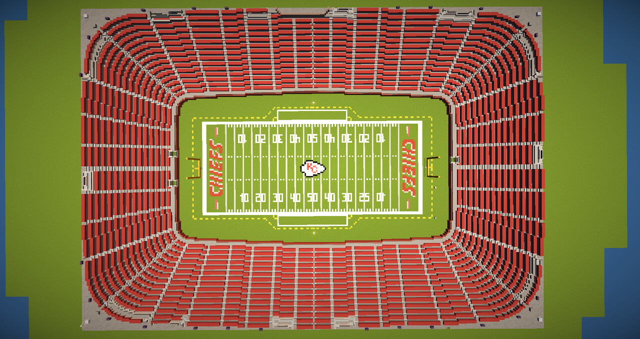 Arrowhead Stadium (Kansas City Chiefs) Minecraft Map