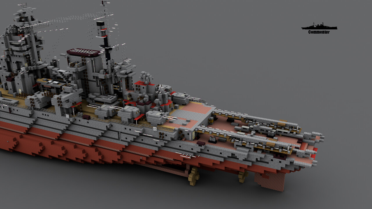 Battleship Lenin 1:1 Scale Minecraft Map