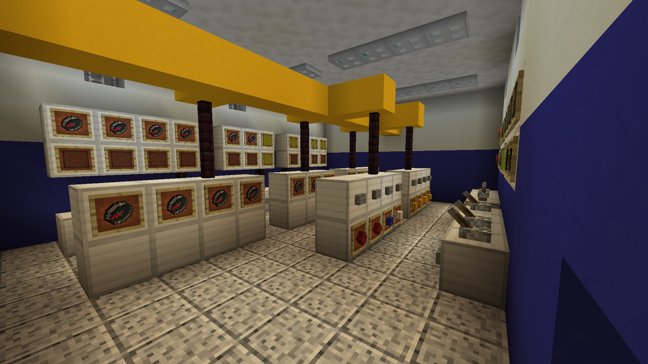 Chernobyl nuclear power plant. Minecraft Map