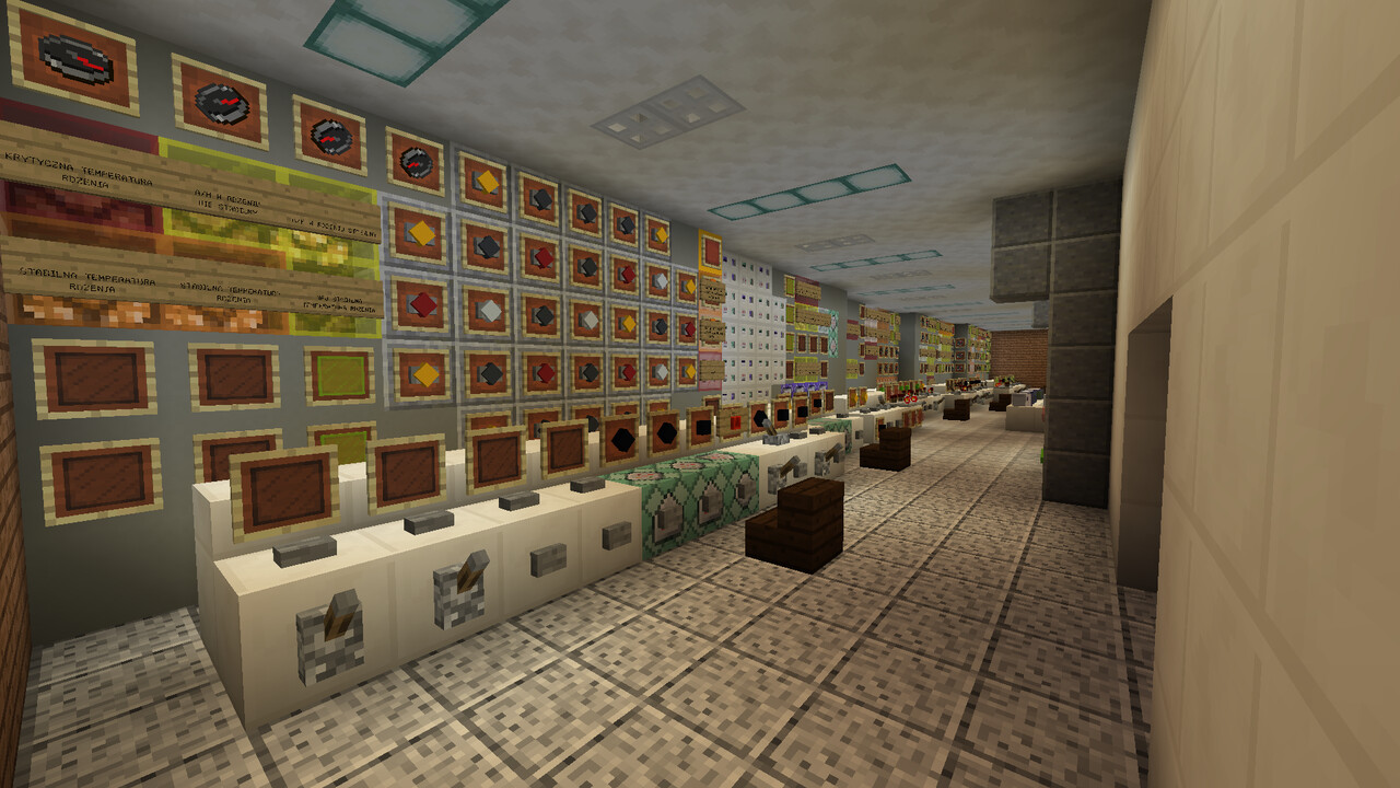 Chernobyl nuclear power plant. Minecraft Map