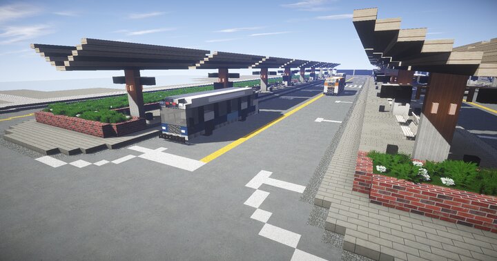 1.5:1 Scale GM New Look Bus, North American transit bus Minecraft Map