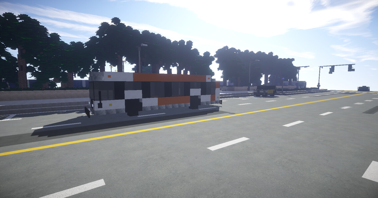 1.5:1 Scale GM New Look Bus, North American transit bus Minecraft Map