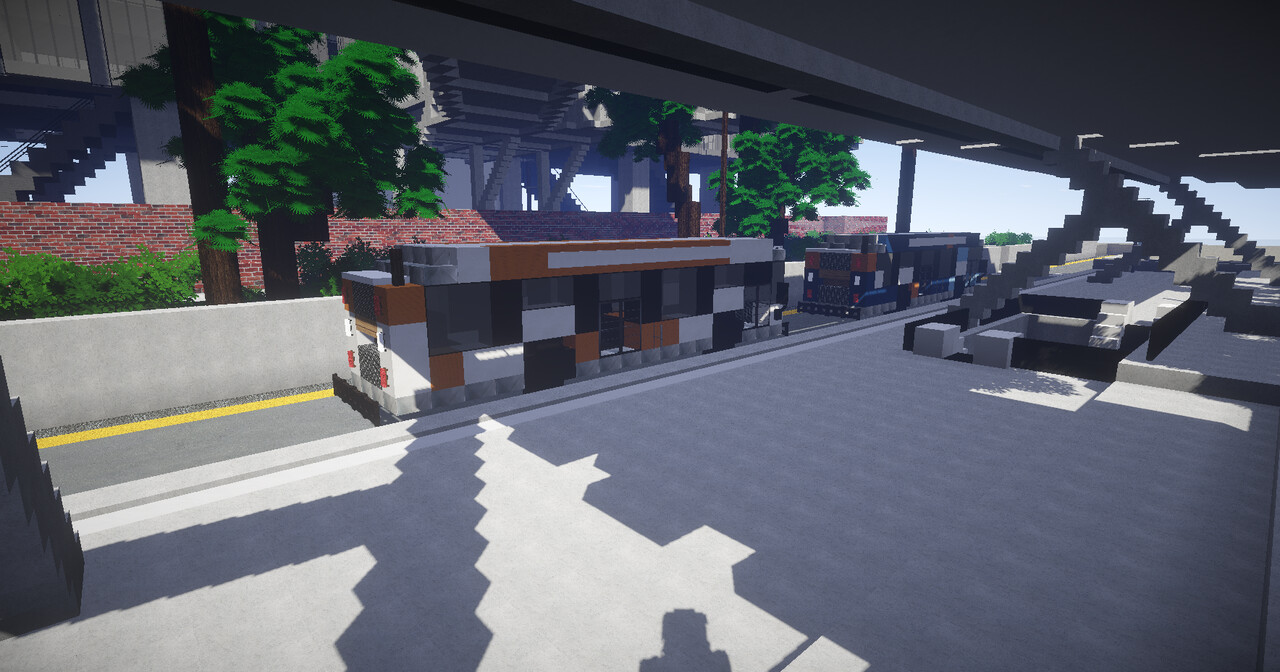 1.5:1 Scale GM New Look Bus, North American transit bus Minecraft Map