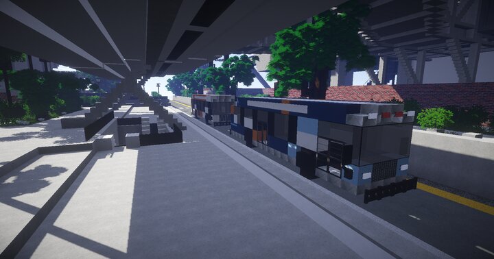 1.5:1 Scale GM New Look Bus, North American transit bus Minecraft Map
