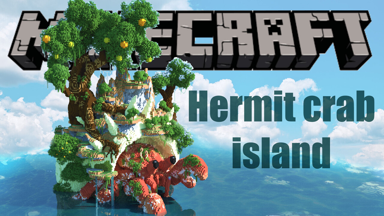 Hermit crab island Minecraft Map