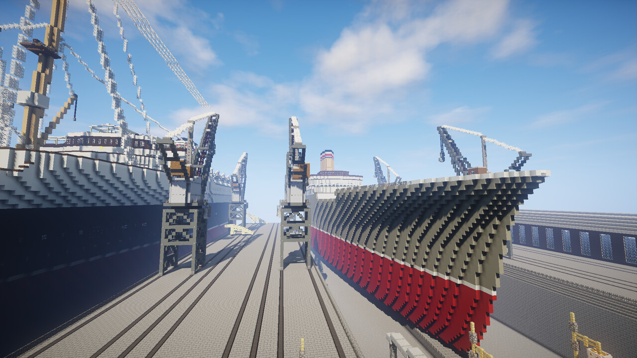 Deutsche Atlantik Reederei Werft / Shipyard Minecraft Map
