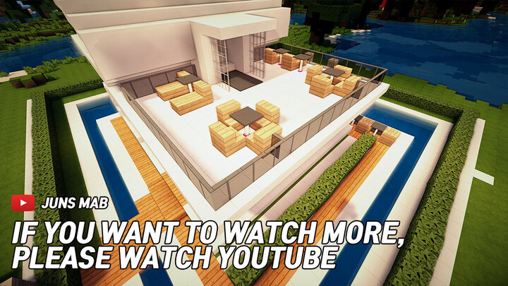 Beach Pool House Minecraft Map
