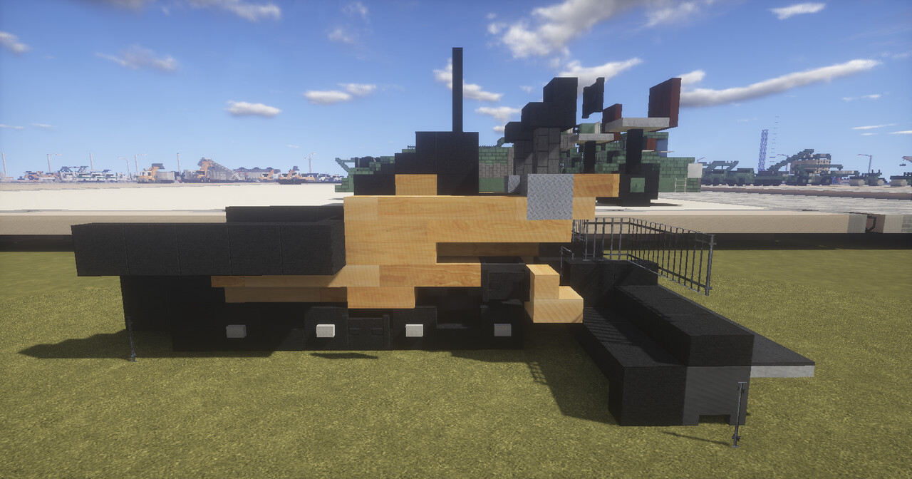 1.5:1 Scale Cat asphalt paver & Cat vibratory asphalt roller Minecraft Map