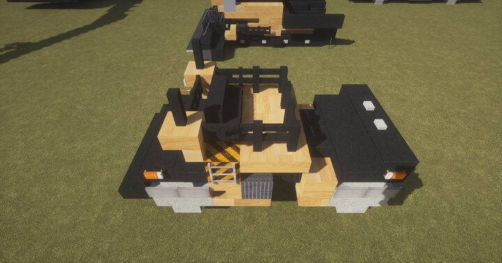 1.5:1 Scale Cat asphalt paver & Cat vibratory asphalt roller Minecraft Map