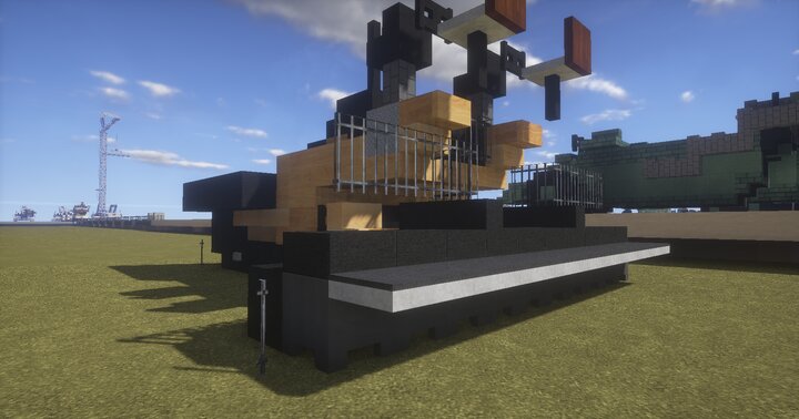 1.5:1 Scale Cat asphalt paver & Cat vibratory asphalt roller Minecraft Map