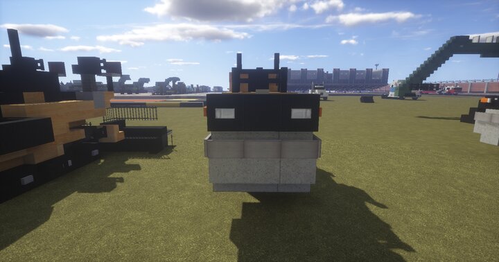 1.5:1 Scale Cat asphalt paver & Cat vibratory asphalt roller Minecraft Map