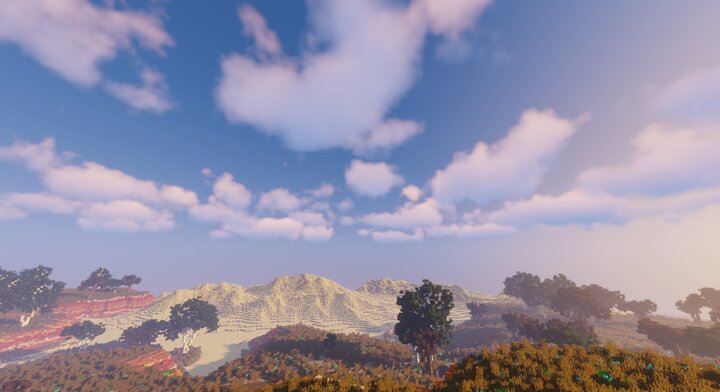 Wooded Badlands/Desert Minecraft Map