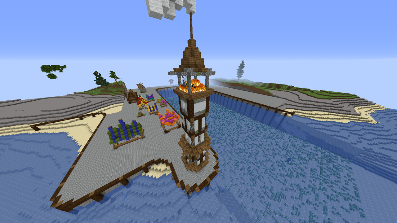 Medieval Lighthouse Schematic Minecraft Map