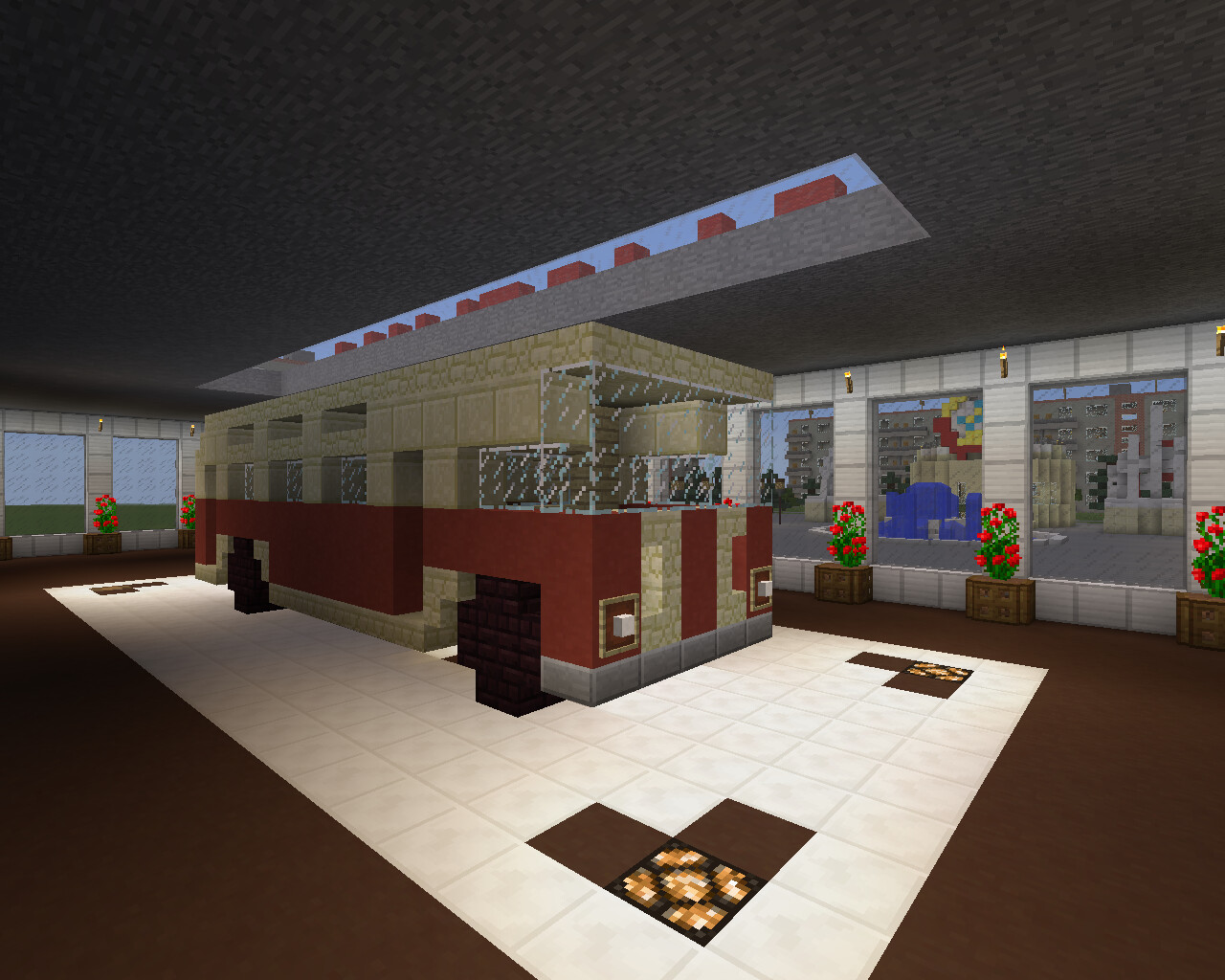 Soviet bus ZiS-155 Minecraft Map