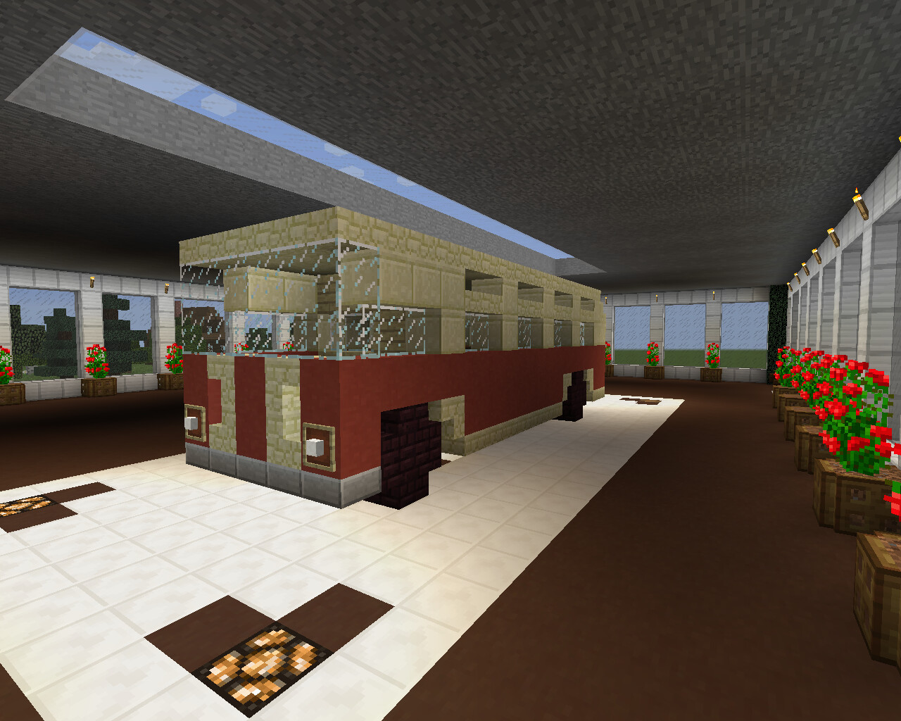 Soviet bus ZiS-155 Minecraft Map