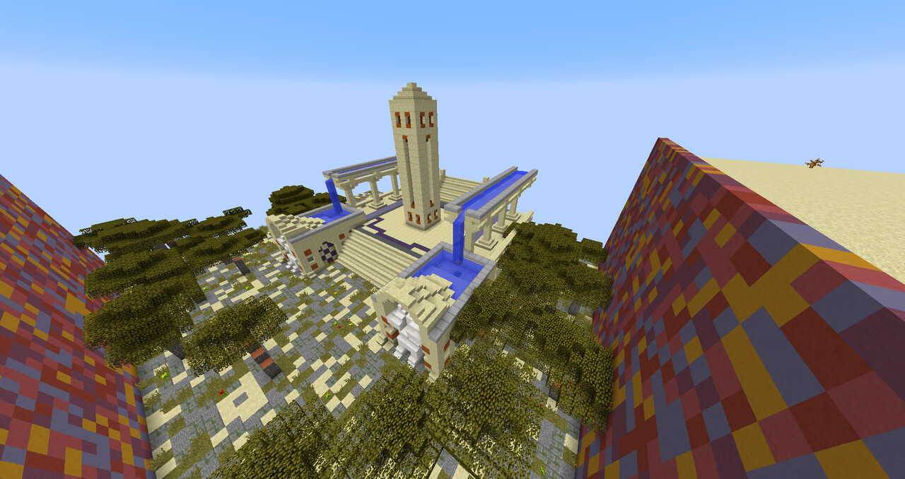 Sand temple Minecraft Map