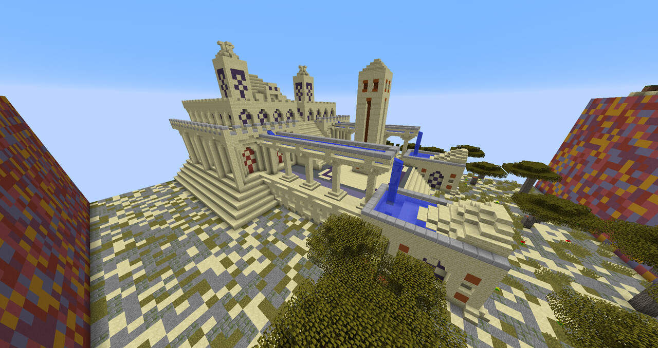 Sand temple Minecraft Map