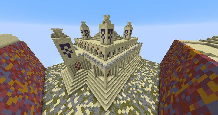 Sand temple Minecraft Map