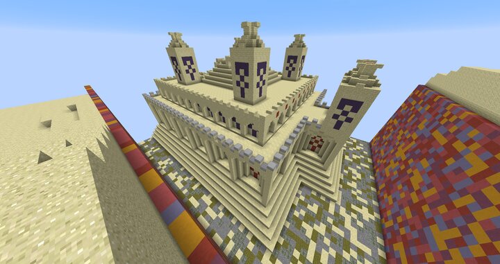 Sand temple Minecraft Map