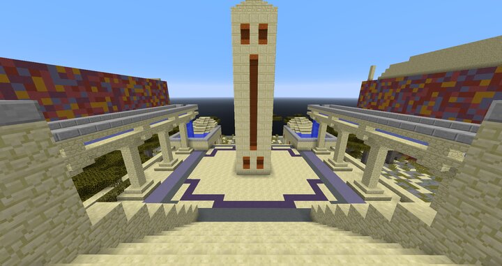 Sand temple Minecraft Map