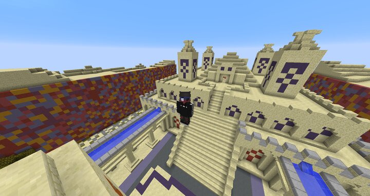 Sand temple Minecraft Map