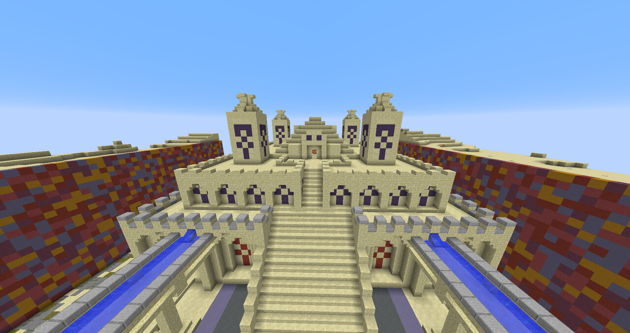 Sand temple Minecraft Map