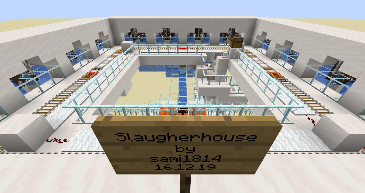 Slaughterhouse for cows Minecraft Map
