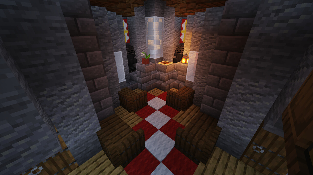 Small Castle w/ interiors Minecraft Map