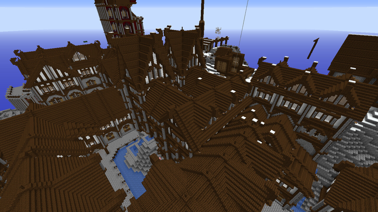 Medieval town Minecraft Map