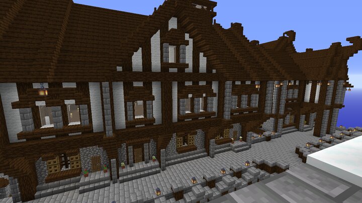 Medieval town Minecraft Map