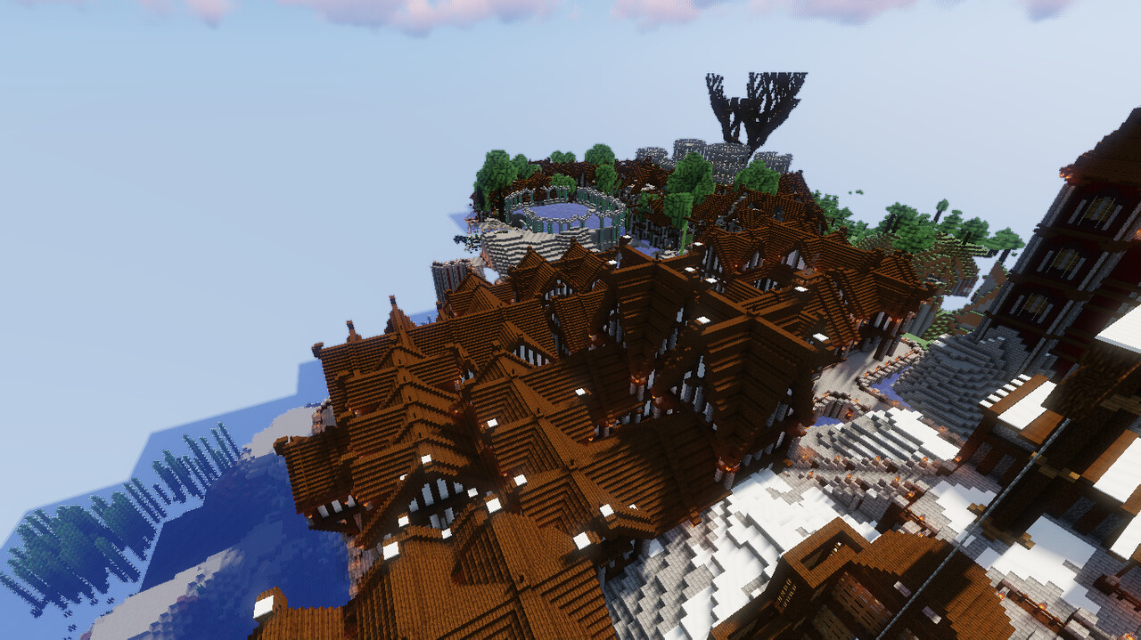 Medieval town Minecraft Map