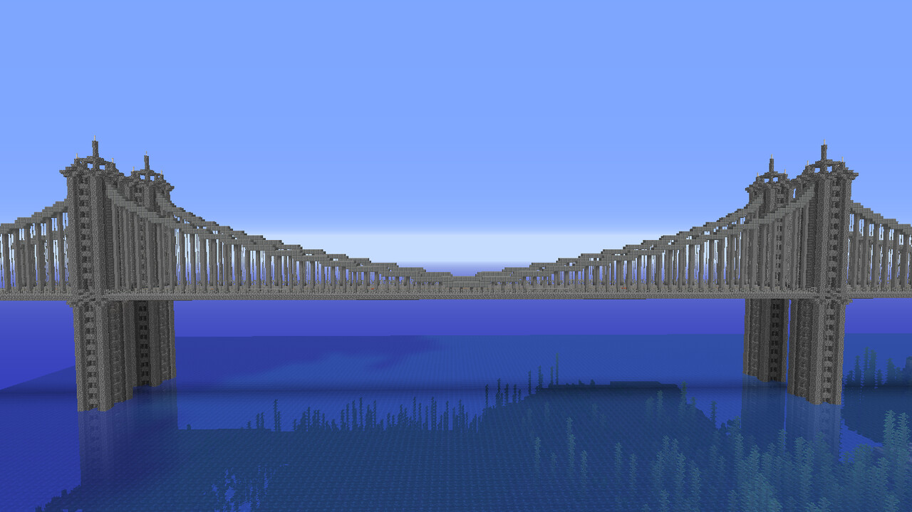 Suspension Bridge Minecraft Map