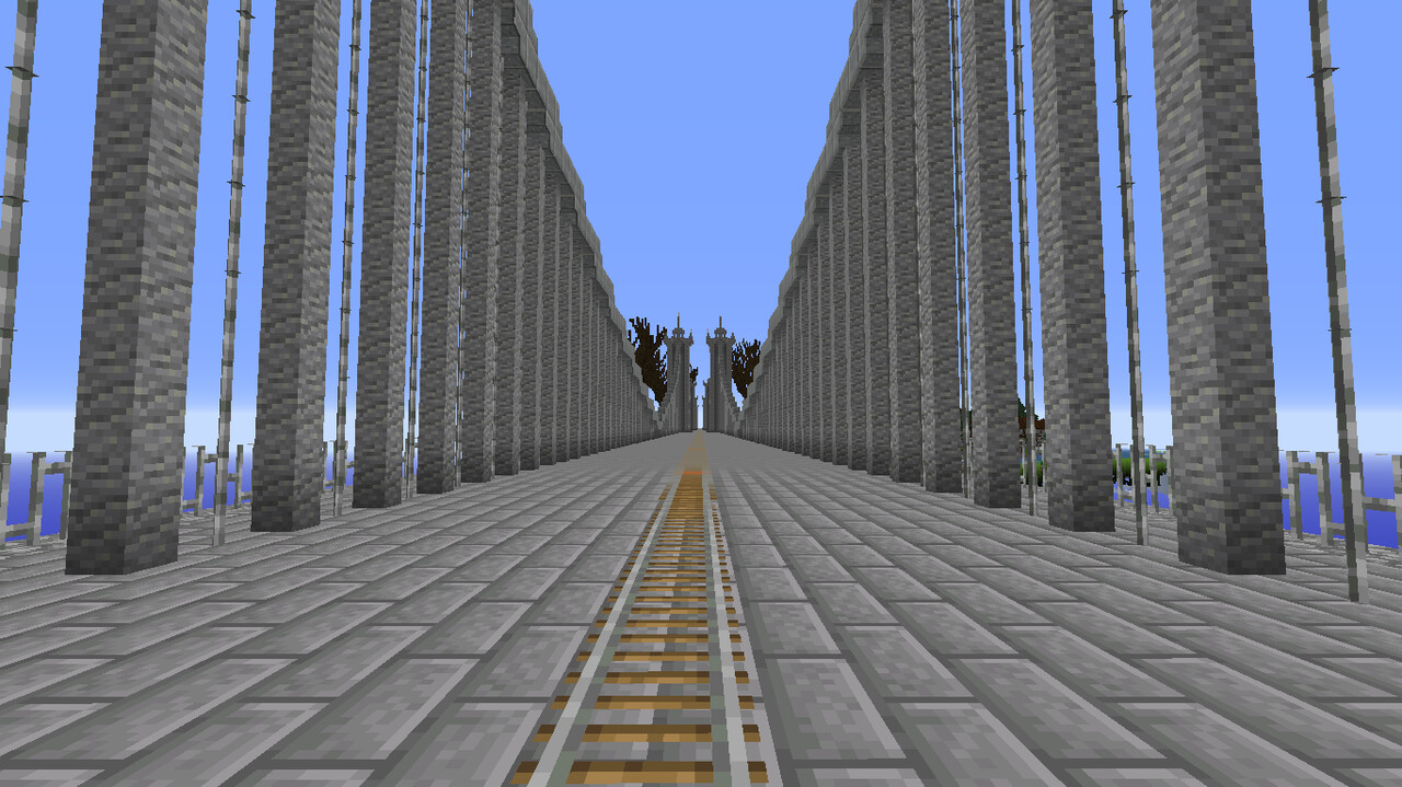 Suspension Bridge Minecraft Map