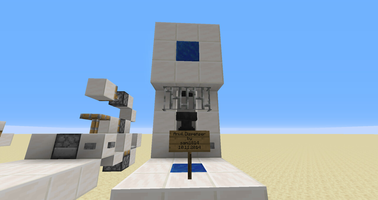 Anvils Dispenser Minecraft Map