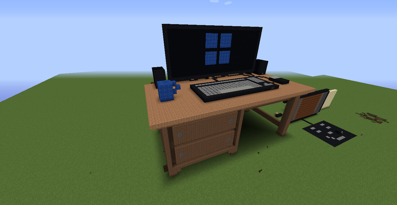 NEW Desk setup Minecraft Map