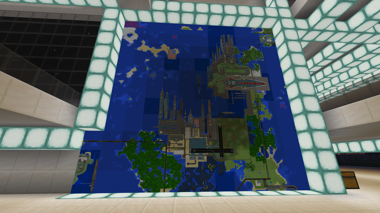 City/ navy base Minecraft Map