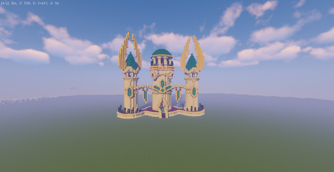 High elf towers Minecraft Map