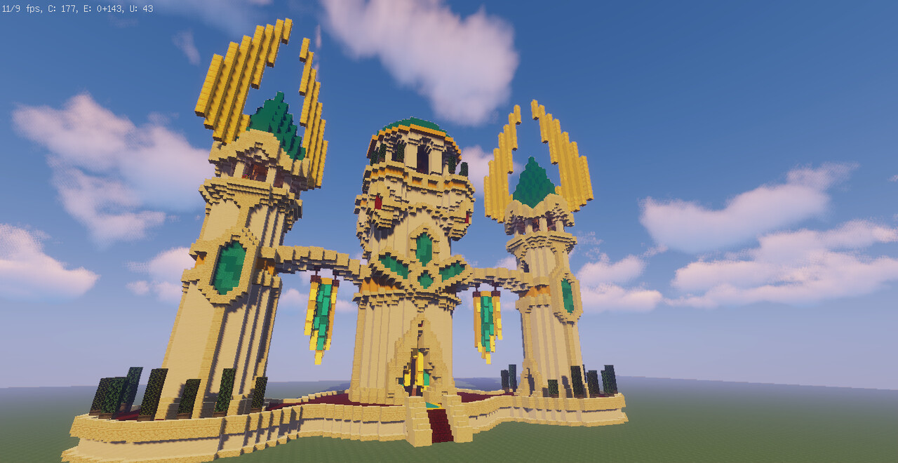 High elf towers Minecraft Map