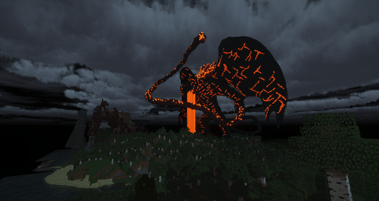 Lord of the Rings: Balrog TIMELAPSE Minecraft Map