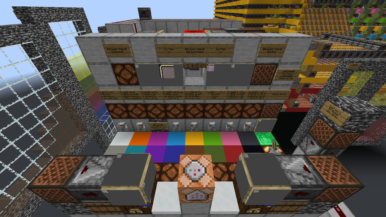 16 Colour Display 16x16 Minecraft Map