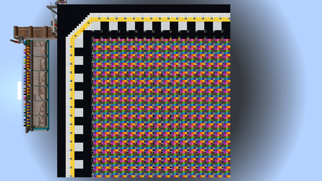 16 Colour Display 16x16 Minecraft Map