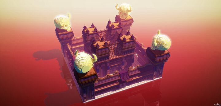 The Nether Temple Minecraft Map