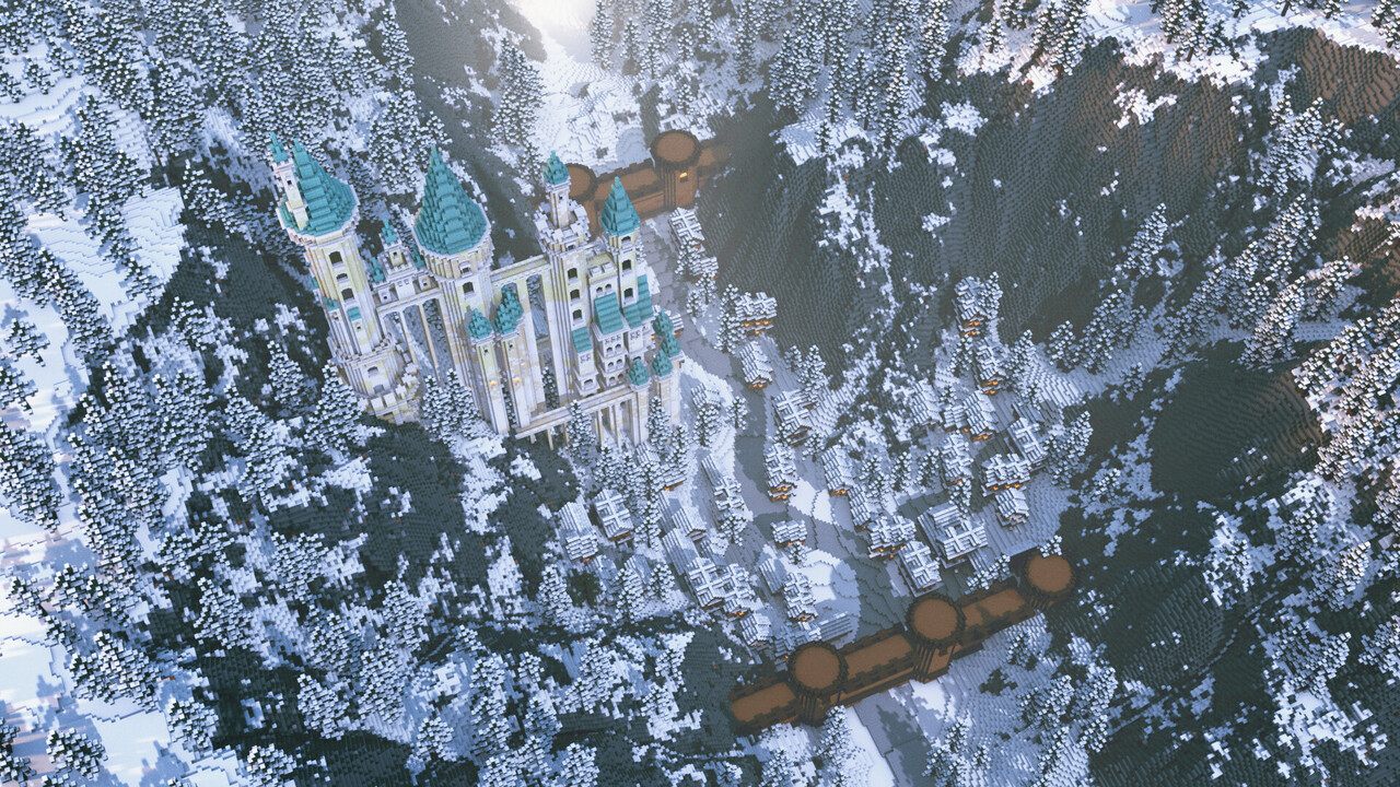 Snowfall Castle Minecraft Map