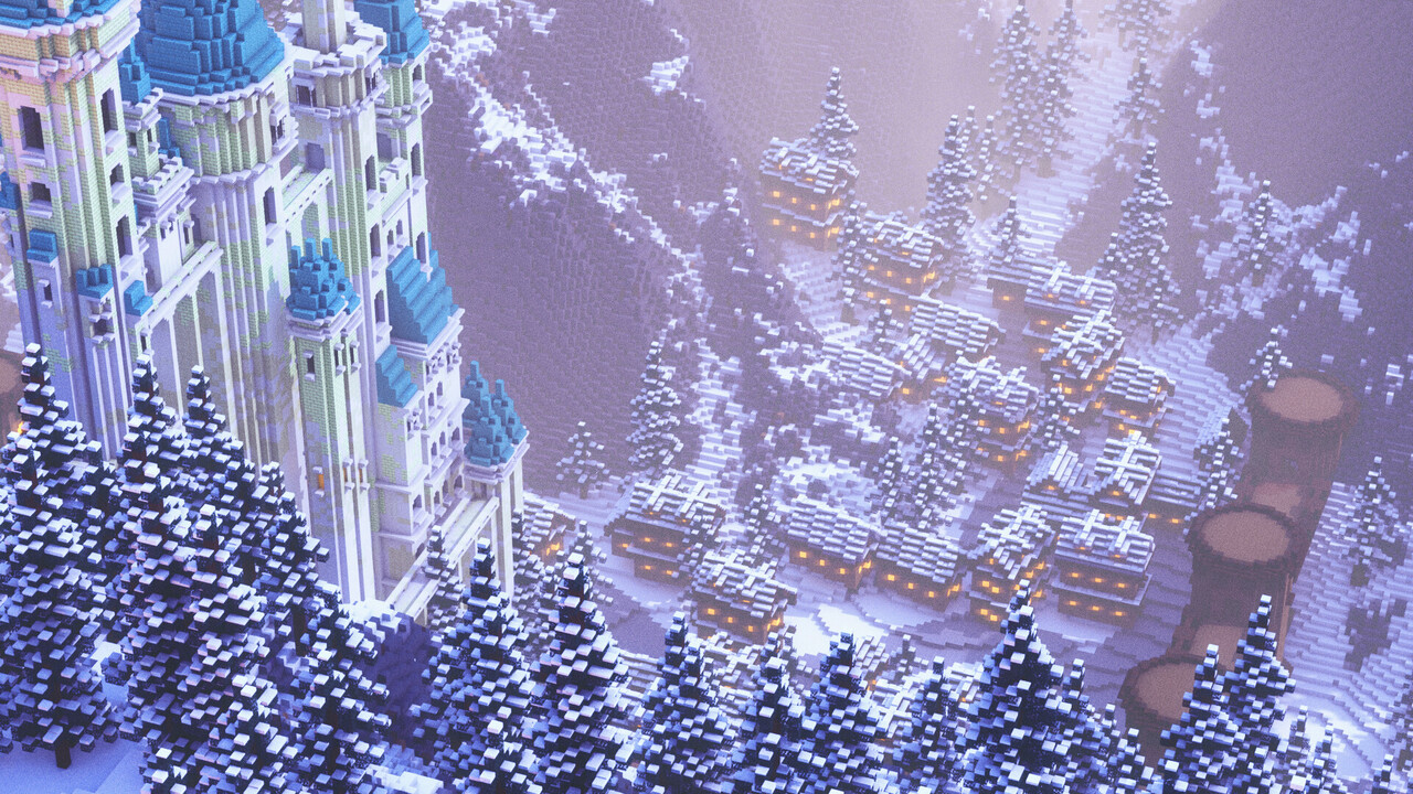 Snowfall Castle Minecraft Map