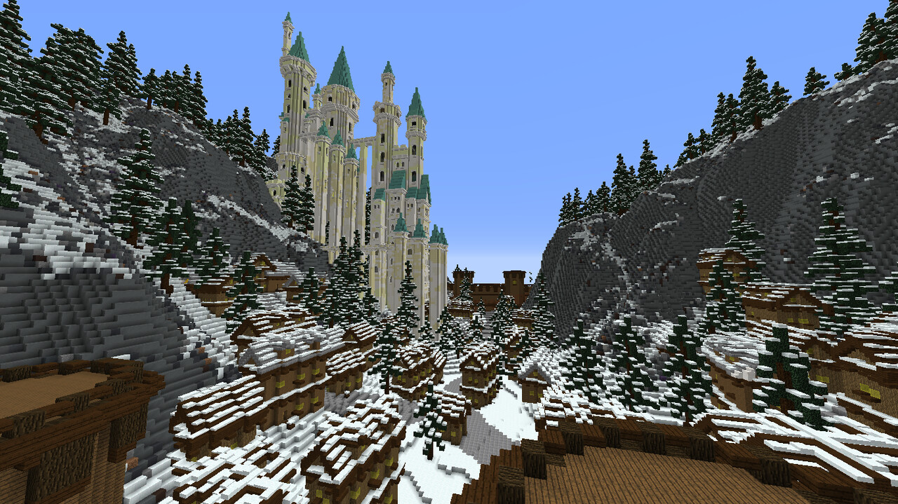 Snowfall Castle Minecraft Map