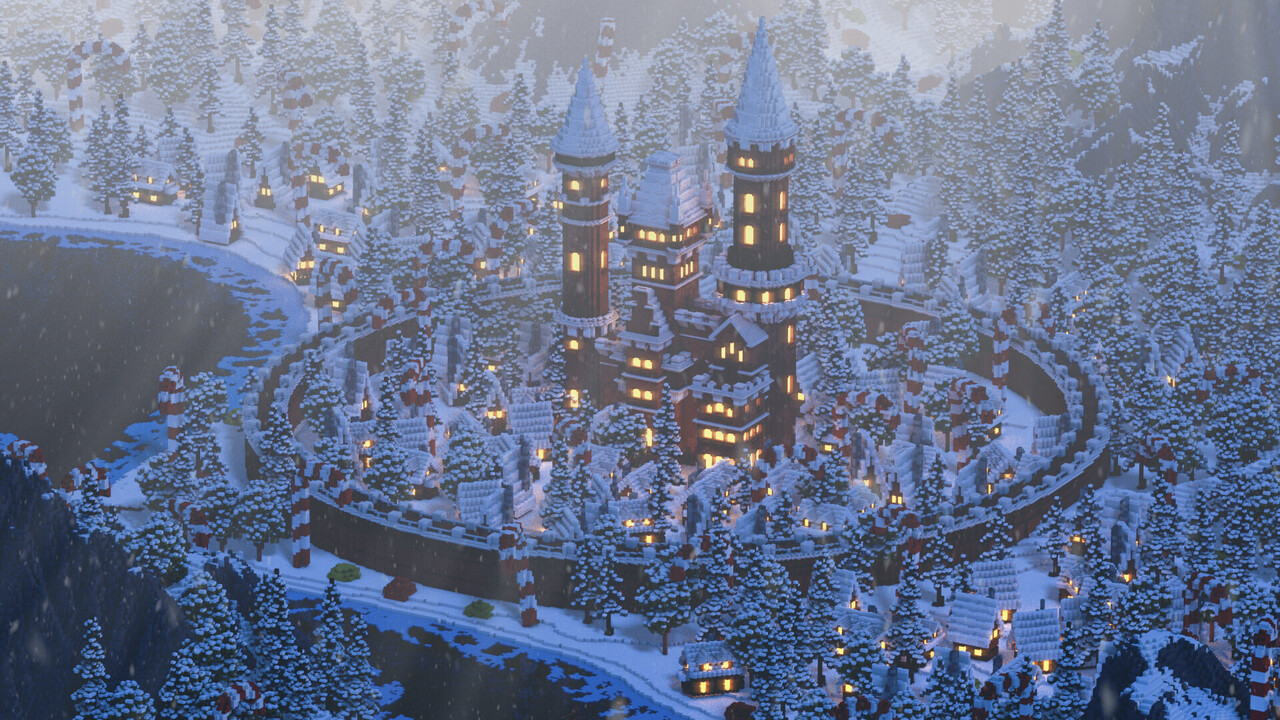 Gingerbread Village Minecraft Map