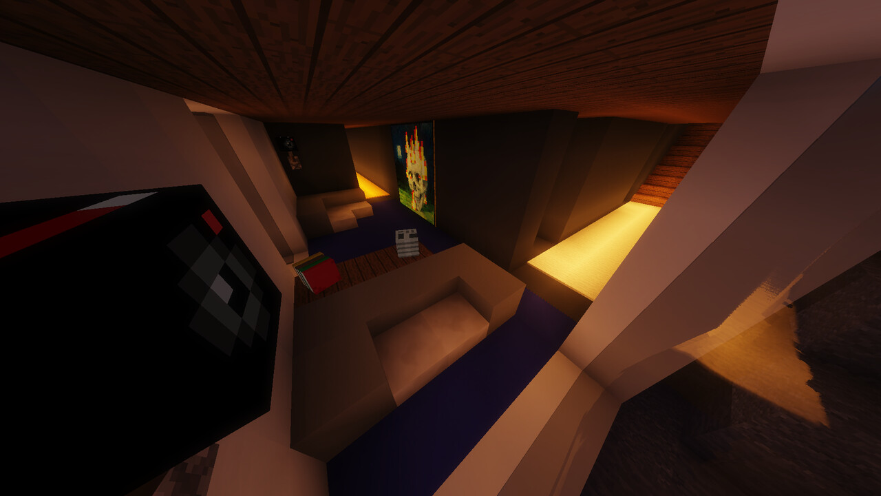 Modern Cliff Mansion [DECORATED INTERIOR!] Minecraft Map