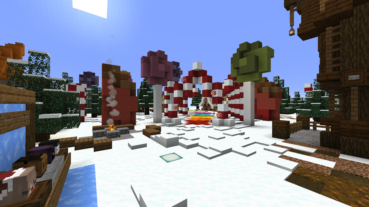 Winter Wonderland themed Survival spawn! Minecraft Map