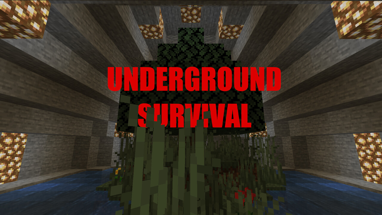 Underground Survival Minecraft Map